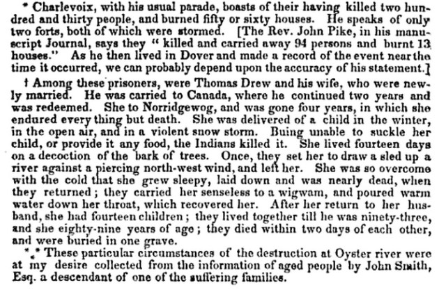 Oyster River Massacre – 1694 | Miner Descent